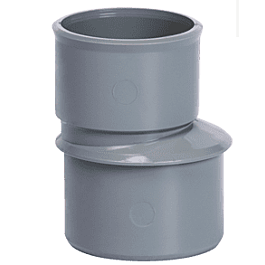 PVC verloopstuk lang spie 40 mm x lijmmof 32 mm | Drainagebuizen.nl